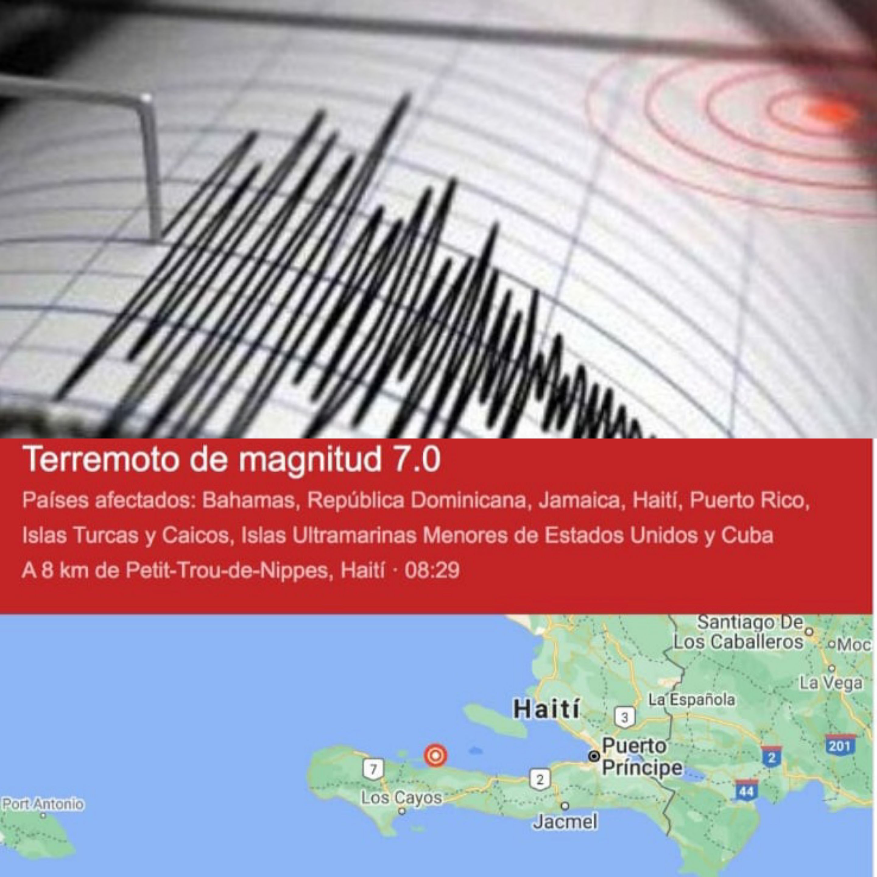 ¡ay Mamá La Tierra Tembló Se Sintió Con Fuerza En Puerto Plata Sismo