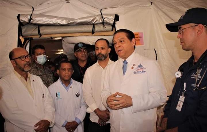 Ministro De Salud Pública Deja En Operación Hospital Móvil En La Base