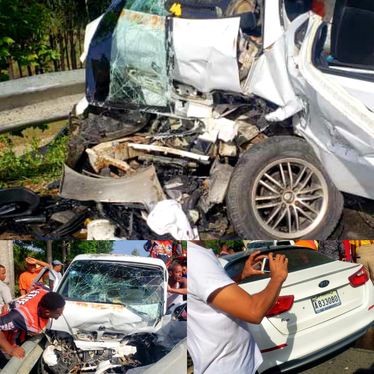 Triple choque vehicular deja tres heridos en carretera Puerto Plata ...