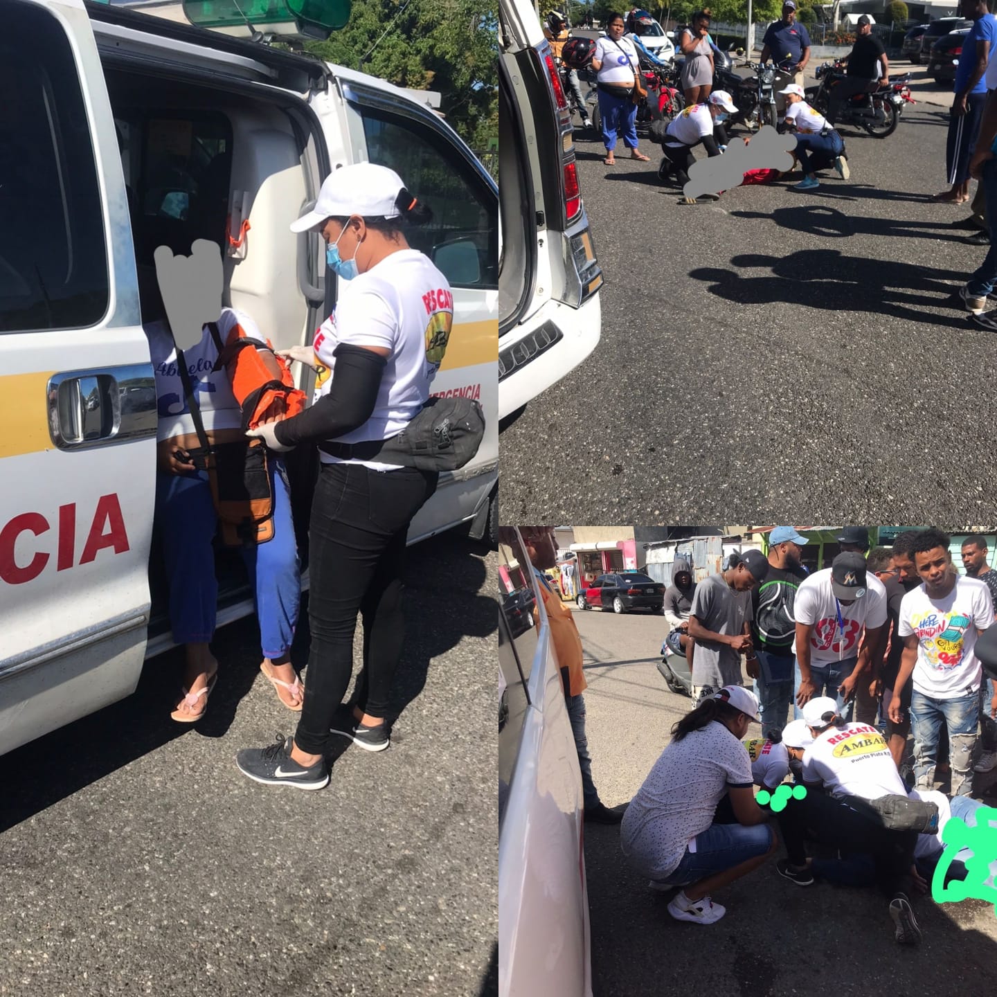 Tres personas heridas en dos accidentes de motocicletas ocurridos por ...