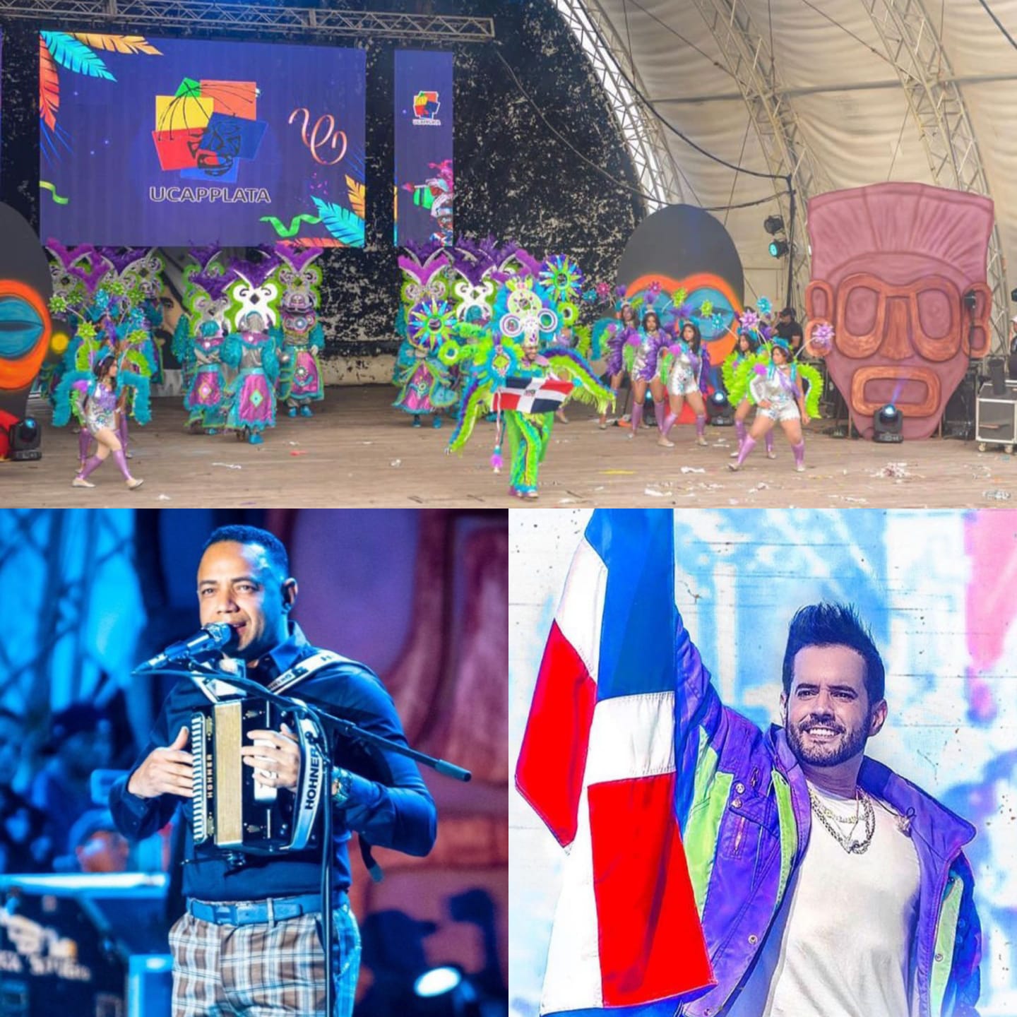 Manny Cruz, Yovanny Polanco, Estefany Constanza y Oscayra actuaron en ...