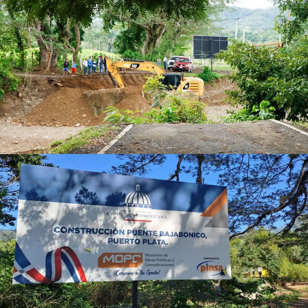 Gobierno inicia construcción nuevo puente en Bajabonico Arriba de ...